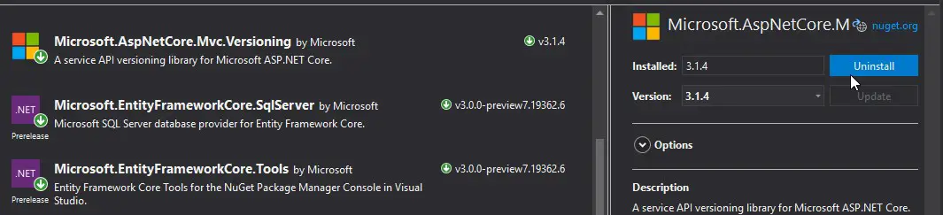 How to resolve build failing with .NET Core 3 and Microsoft.AspNetCore ... How to resolve build failing with .NET Core 3 and Microsoft.AspNetCore ...